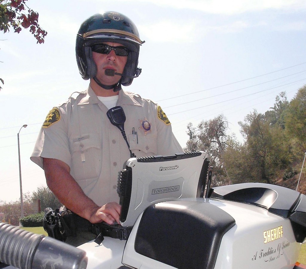 L.A. County Sherriff’s Department Motorcycle Officers Get Laptops ...