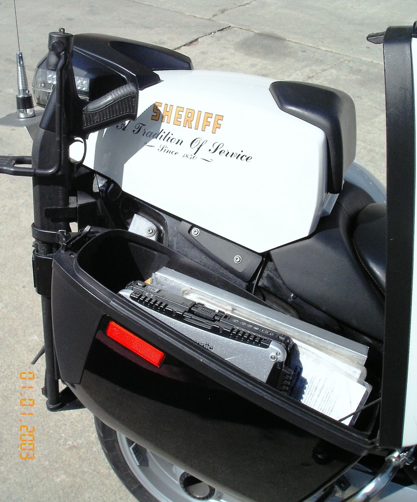 L.A. County Sherriff’s Department Motorcycle Officers Get Laptops ...
